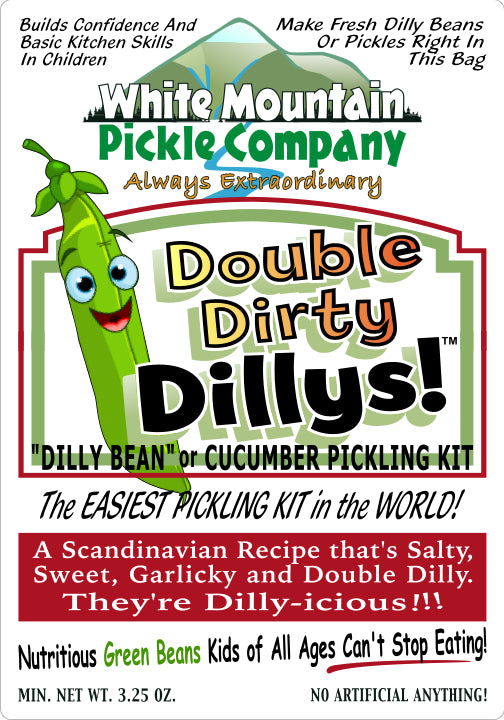 White Mountain Pickle Co. - Double Dirty Dilly Bean Kids Pickling Kit ...