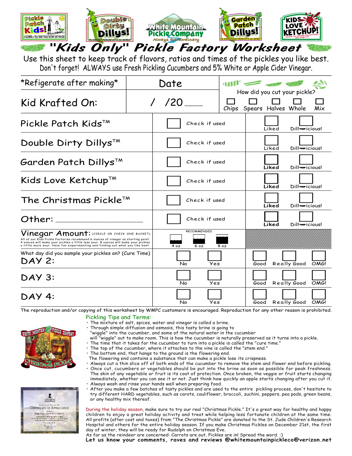 White Mountain Pickle Co. - Pickle Patch Kids Pickling Kit – Eatin-Good