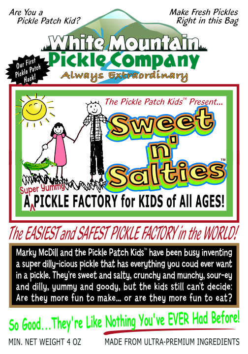 White Mountain Pickle Co. - Sweet N' Salty Kids Pickling Kit — Eatin-Good