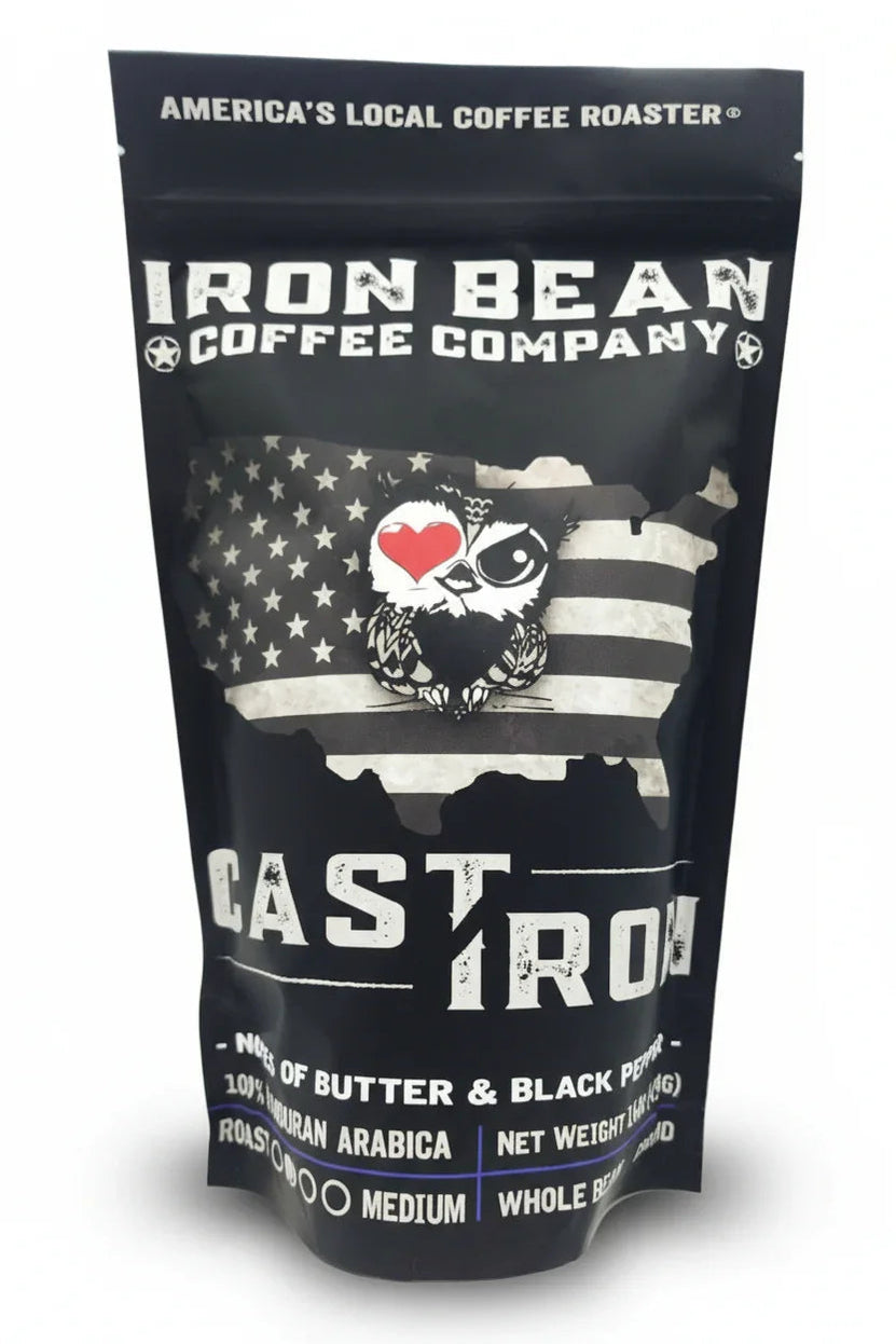 Iron Bean Coffee Company - Cast Iron™ - Med Roast — Eatin-Good