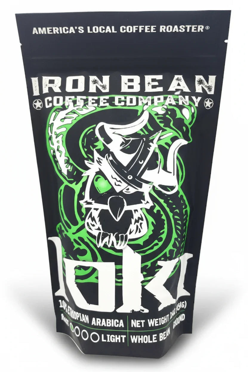 Iron Bean Coffee Company - LOKI - Ethiopian Yirgacheffe - Light Roast ...